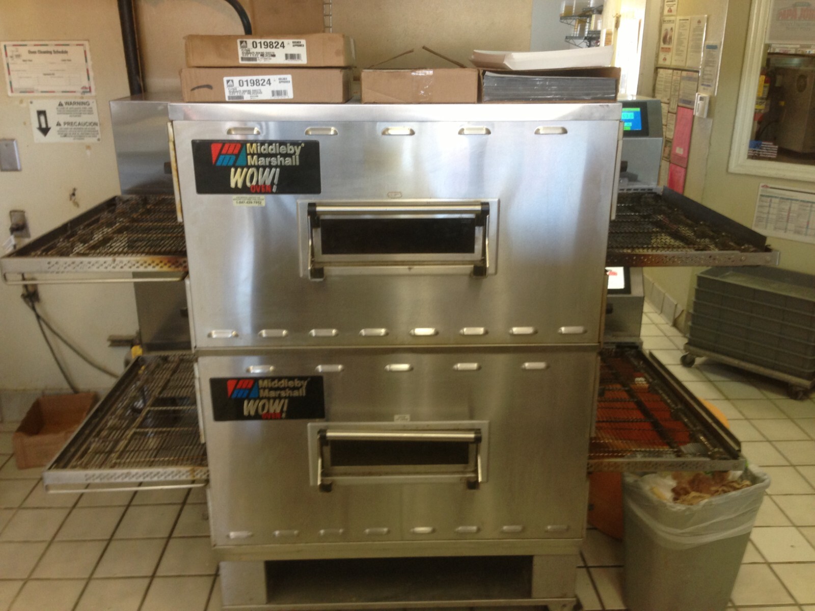 Middleby Marshall PS640,740,840 G WOW Double Deck Conveyor Oven ...
