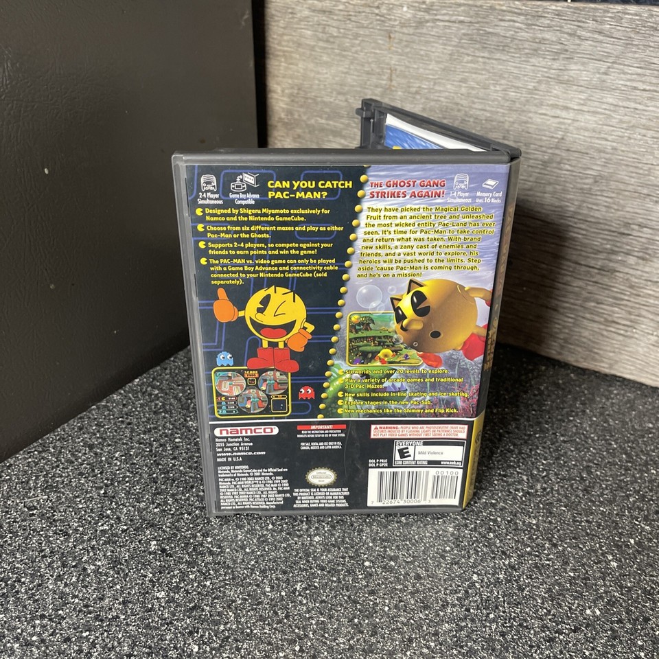 Pac-Man Vs. / Pac-Man World 2 Nintendo Gamecube Player's Choice - Game ...