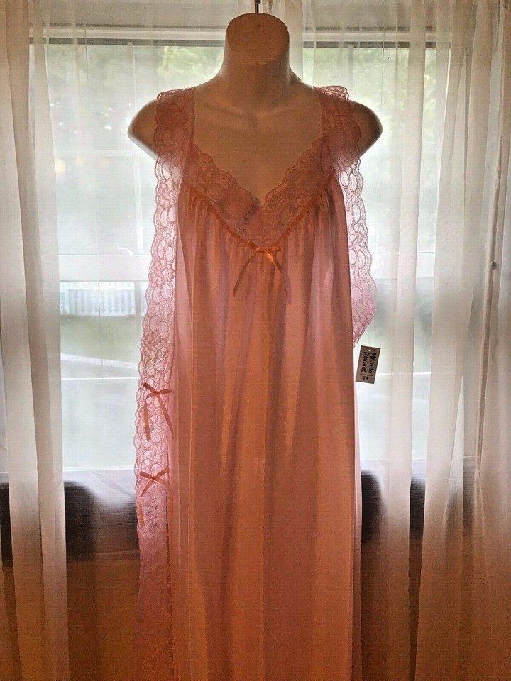 Long Lace Trimmed Toga style Gown with Side Slit | eBay