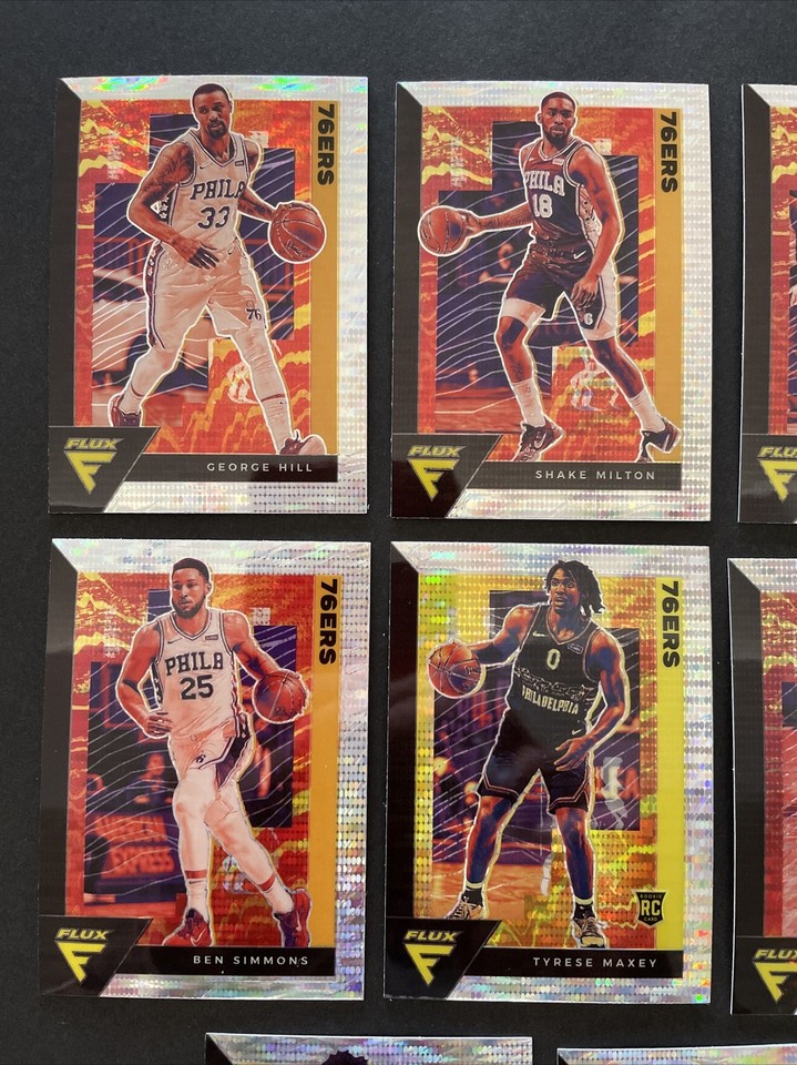 Philadelphia 76ers 2020-21 Panini Flux NBA Basketball Team Card Set | eBay