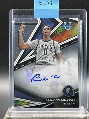 2023 Brandon Murray Bowman’s Best University Auto Hoyas Georgetown | eBay