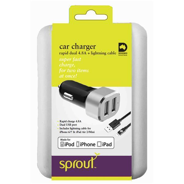 Sprout Car Dual Charger- SCCDIP5MA48BK (Delivery Only) | eBay