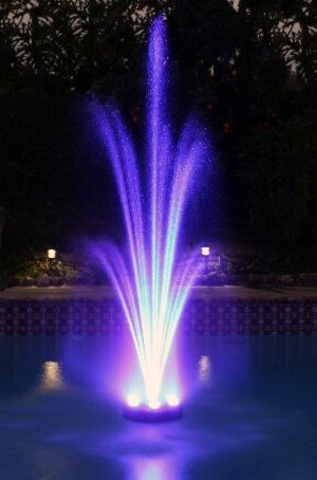 Ocean Mist Floating Pond Light Ring w/ multi-color 6x60 (360) LEDs-for ...