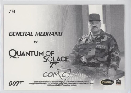 2010 James Bond: Heroes and Villains Quantum of Solace General Medrano ...