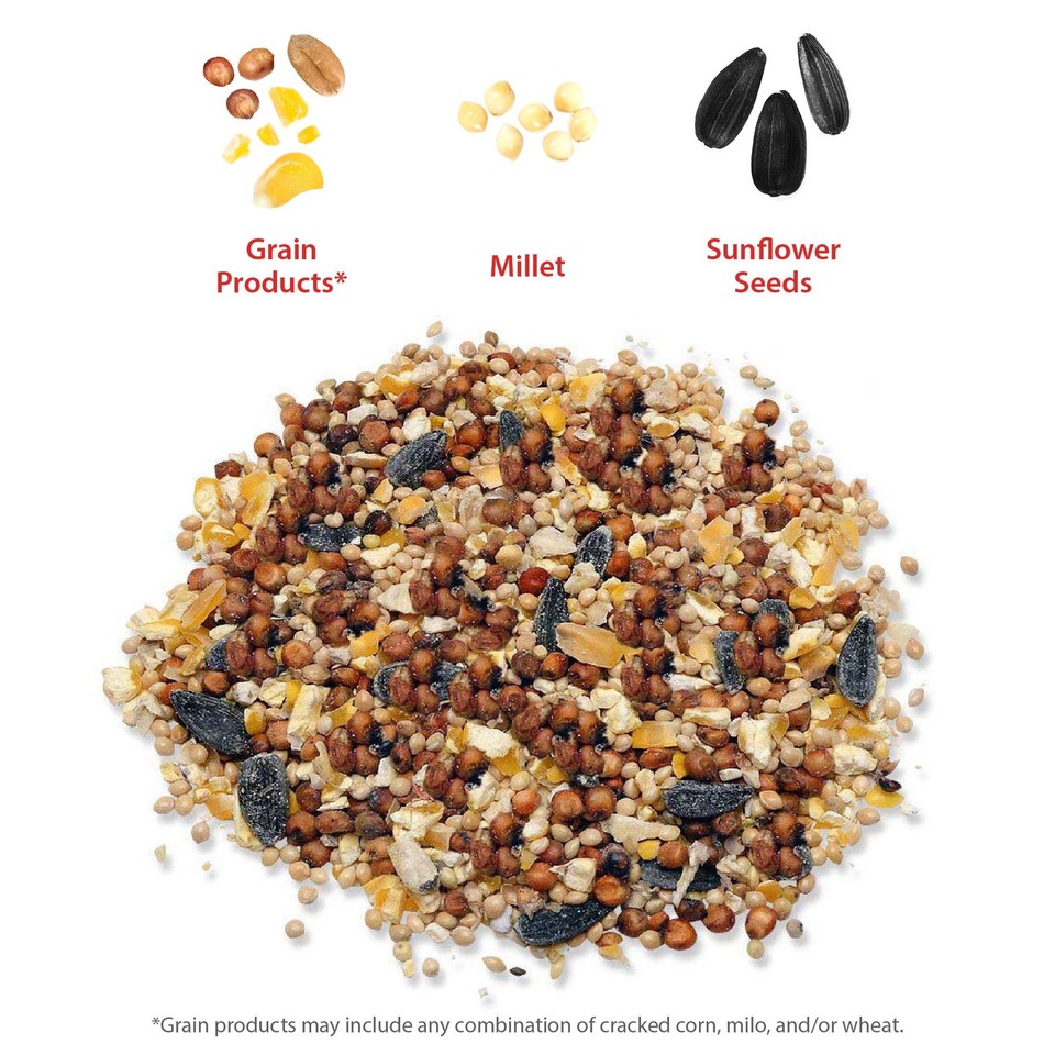 Mix Wild Bird Feed, Value Bird Seed Blend, Dry, 20 lb. Bag,Wild Bird ...