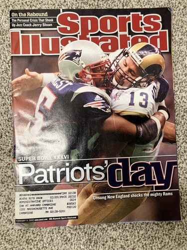 2001 New England Patriots Super Bowl Sports Illustrated magazine | eBay