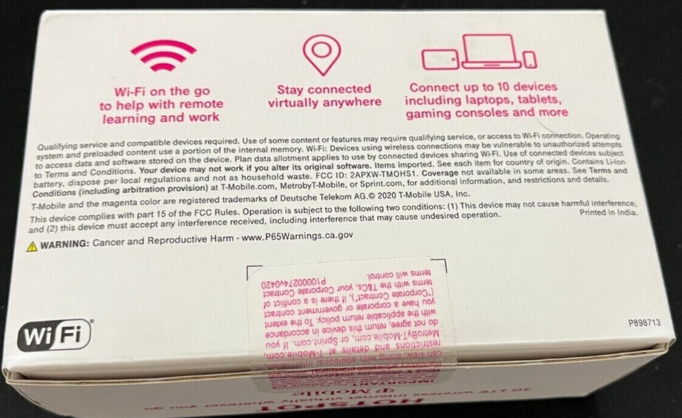 T-Mobile TMOHS1 4G LTE Portable WiFi Hotspot Device BRAND NEW | eBay