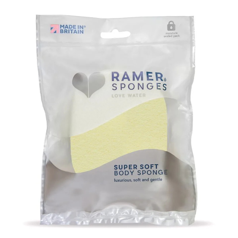 Ramer Sponges - Super Soft Body Sponge - Hypoallergenic ...