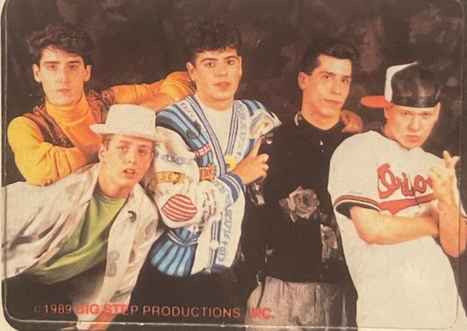 1989 NKOTB Sticker Sheet – New Kids on the Block Boston MA 9 Stickers ...