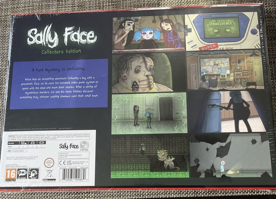 Sally Face Collector's Edition (Nintendo Switch, 2022) Sealed. Super ...