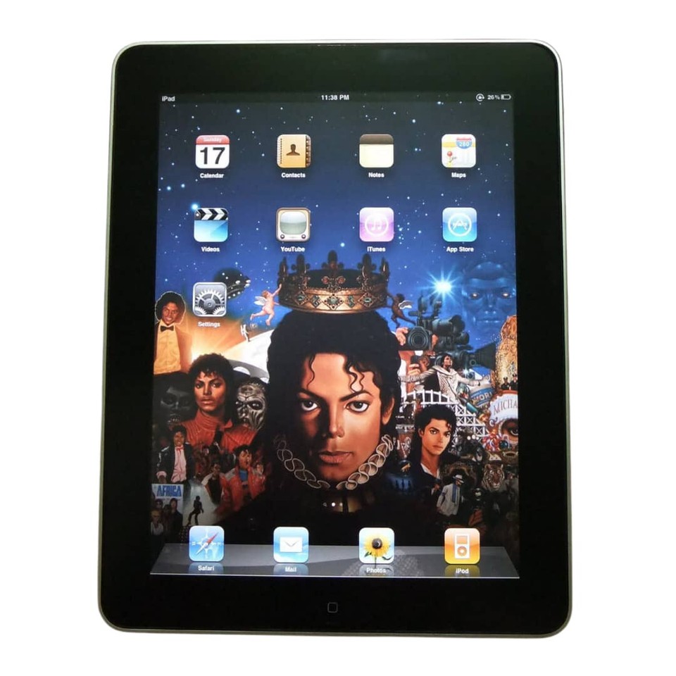 Rare and Vintage Michael Jackson Limited Edition iPad (2010) 16GB FAST ...