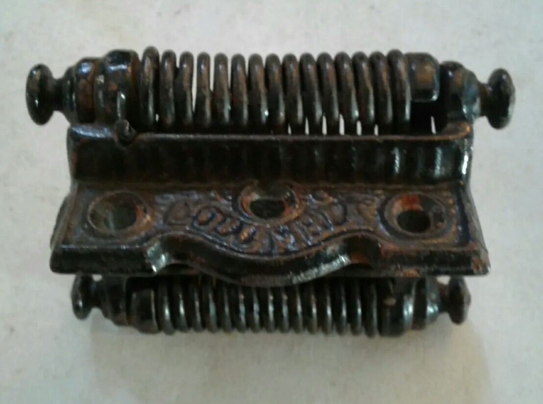 ANTIQUE CAST IRON SCREEN DOOR SPRING LOADED HINGE Door Hardware | eBay