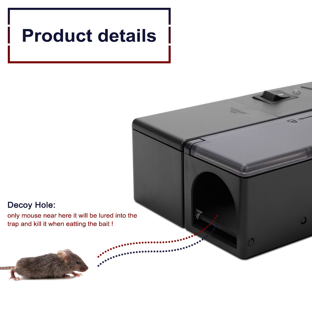 Electronic Mouse Trap Victor Control Rat Killer Electric Rodent Zapper ...