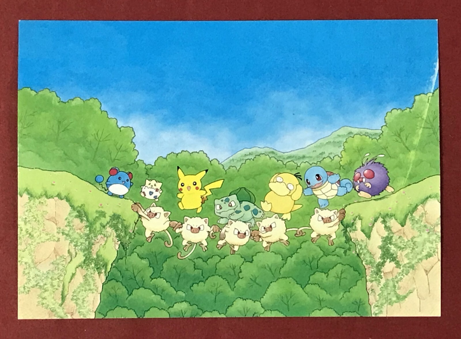 Japan Japanese Pokemon Postcard Pikachu Project 1999 by Keiko Fukuyama ...