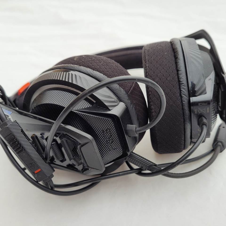 RIG 400 Headphones Pro Gaming Headset and Mic Stereo Surround for PS4 ...