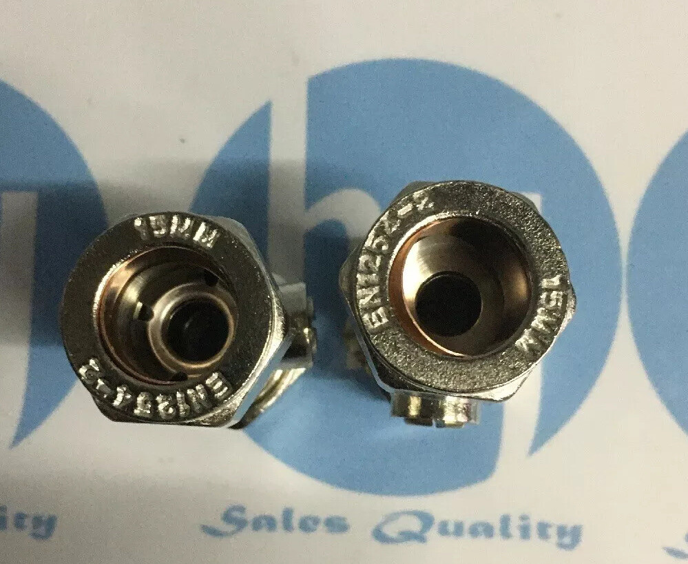 15mm Chrome compression Isolating Isolation Service ballofix valve CP ...