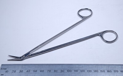 V.Mueller #CH5662 Potts-Smith Scissors 7¼" Angled 45° Stainless Steel ...