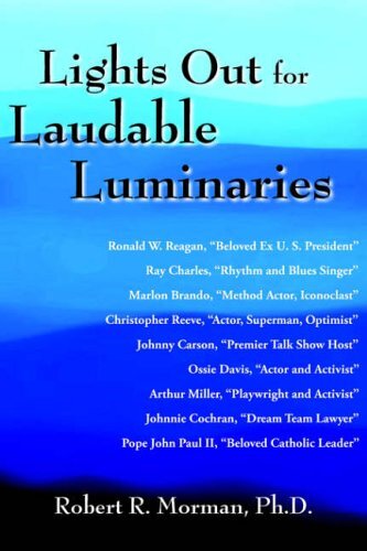 Lights Out for Laudable Luminaries, Morman 9781420884272 Fast Free ...