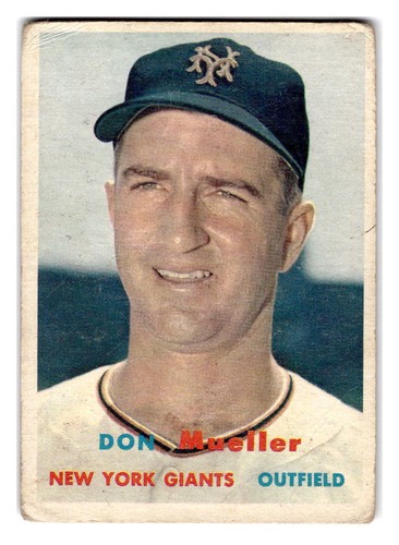 1957 Topps #148 Don Mueller New York Giants | eBay