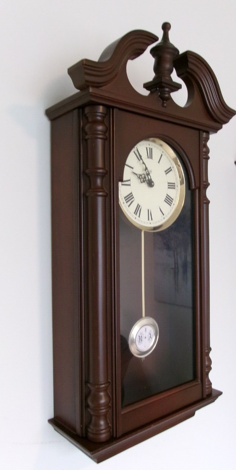 Sligh Wall Clock with NEW Dual Chime Quartz Movement Excellent ...