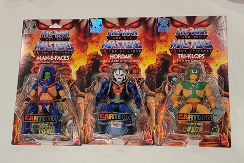 MOTU ORIGINS CARTOON COLLECTION TRI-KLOPS HORDAK MAN-E-FACES EVIL ...