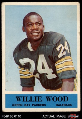 1964 Philadelphia #82 Willie Wood Packers HOF Southern California 2.5 ...