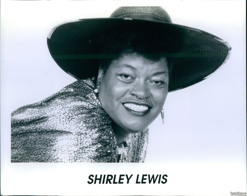 1992 Shirley Lewis Singer Portrait Hat Earring Photo 8X10 | eBay