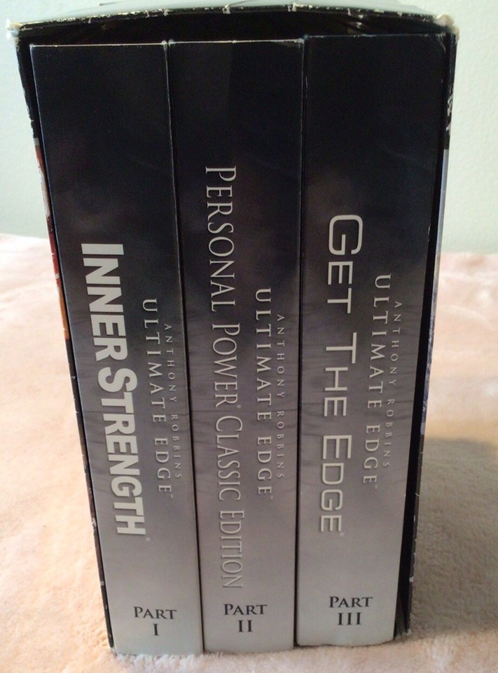 Anthony Tony Robbins ULTIMATE EDGE 3 Part System DVD CD Box Set | eBay