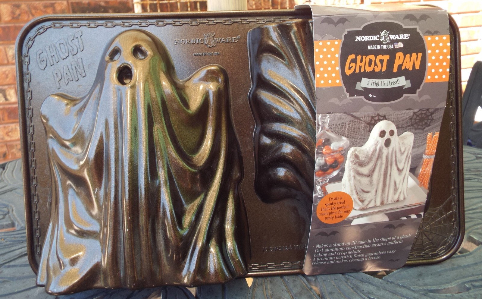 Nordic Ware 3D Ghost Cake Pan Bronze - '80048M for sale online | eBay