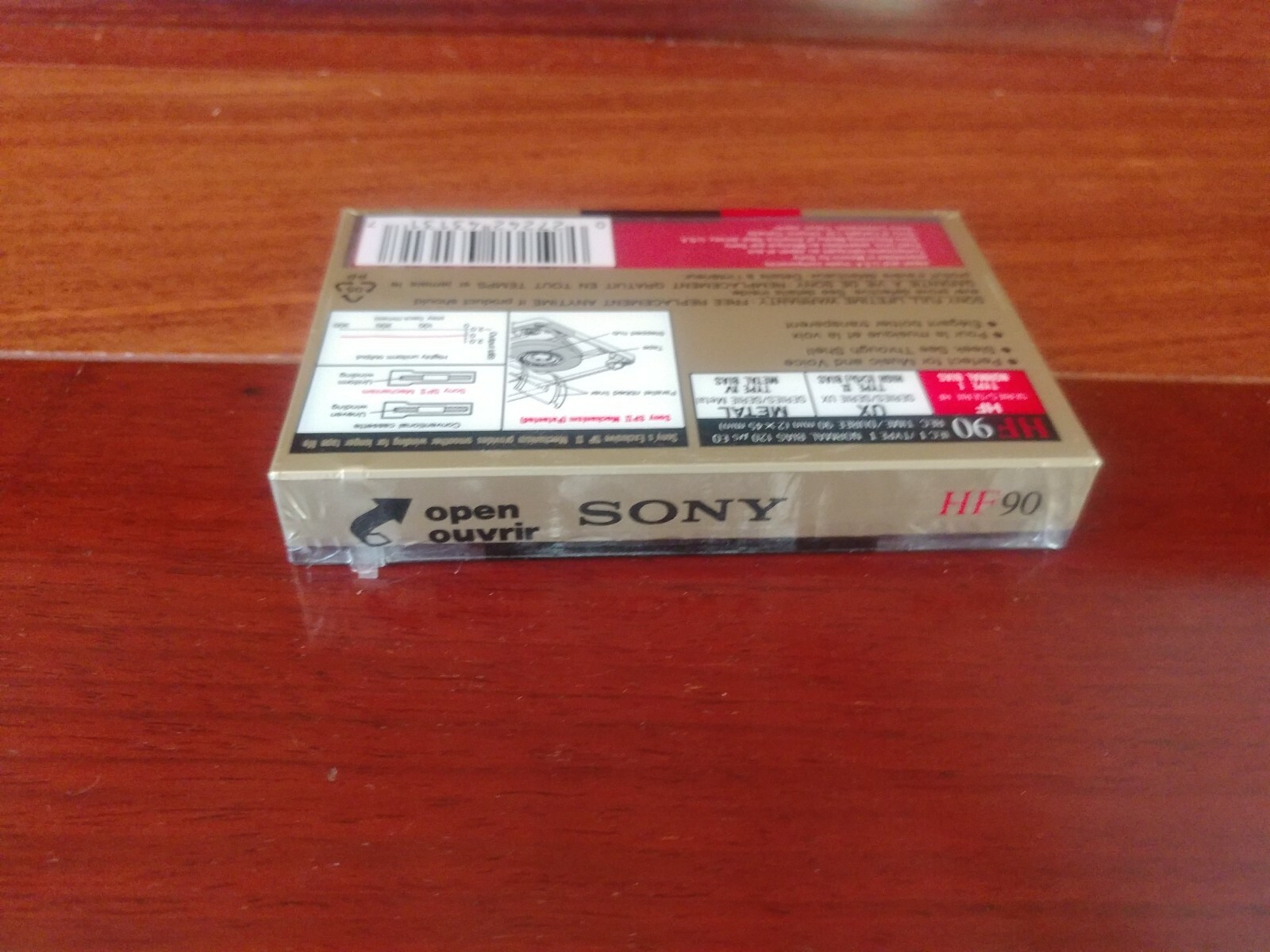 Sony HF Blank Audio Cassette Tapes Hi-Fi Recording 90 Mins Normal Bias ...