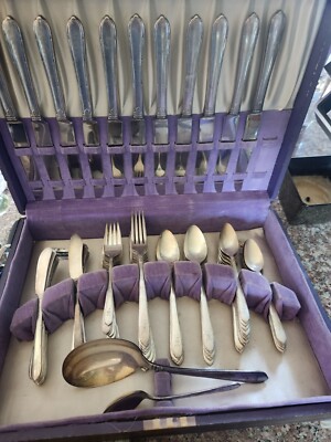 Community Plate Silverware Silver Plated Over 60 Pieces And Original ...