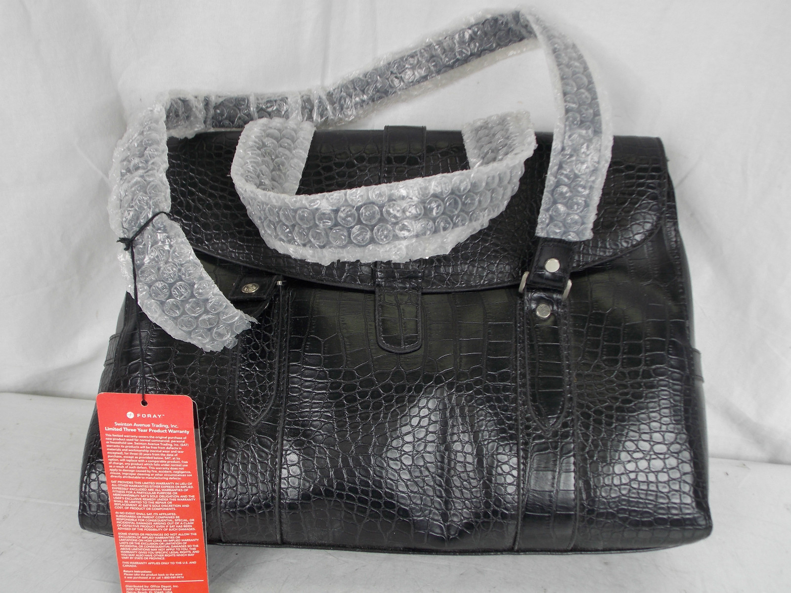 FORAY BUSINESS TOTE BAG HOLDS 15.4" LAPTOPS & BUSINESS ACCESSORIES ...