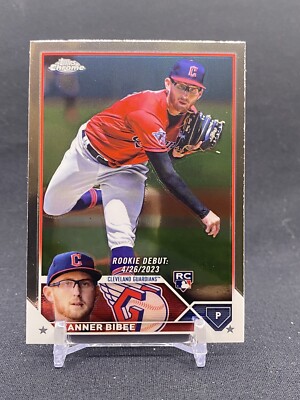 2023 Topps Chrome Update Tanner Bibee #USC94 Rookie Card RC Guardians 🚨 ...