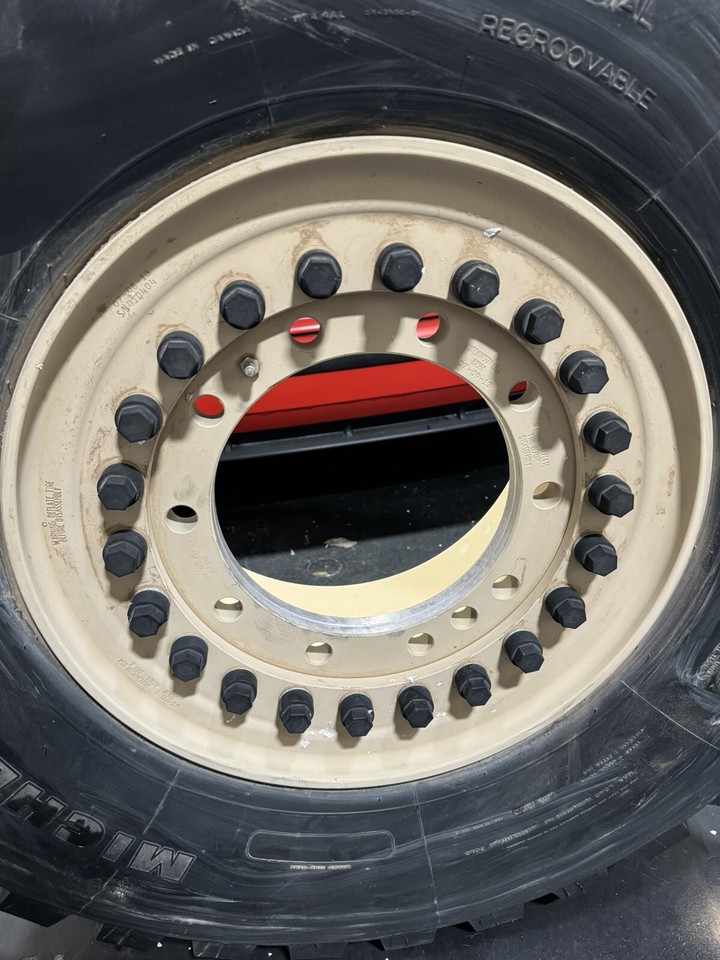 NEW MRAP TIRE AND WHEEL 395/85/R20 Heavy Duty 10 Lug Rim And Tire | eBay