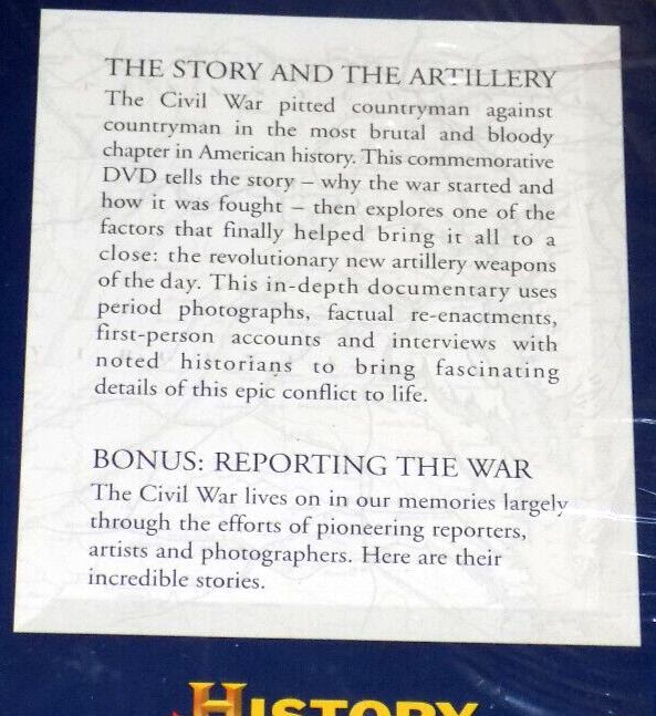 THE CIVIL WAR THE STORY AND THE ARTILLERY Cannon Guns HISTORY CHANNEL ...