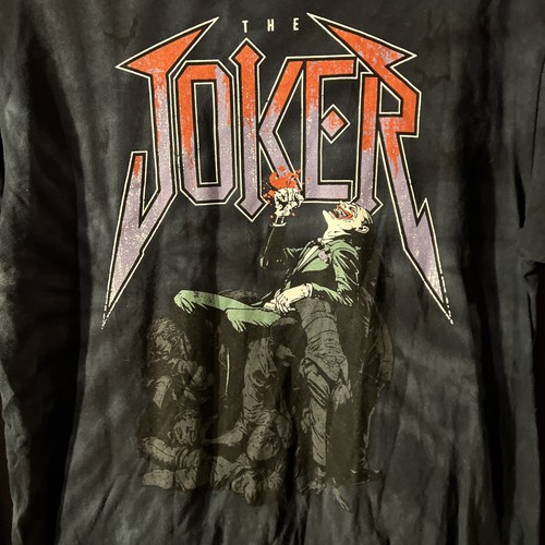 Joker Clown Art Shirt Greg Capullo Villian Adult Large Black And Grey ...