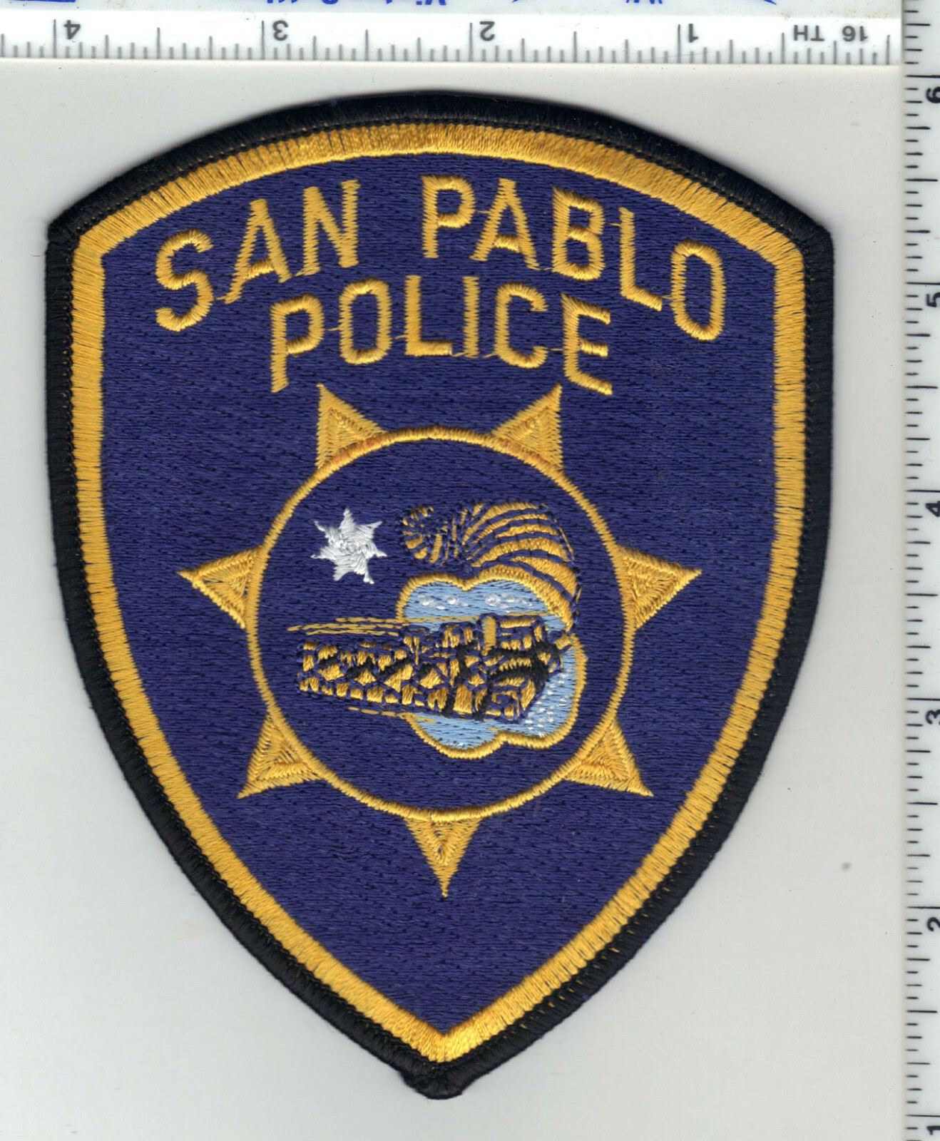 San Pablo Police (California) 3rd Issue Shoulder Patch | eBay