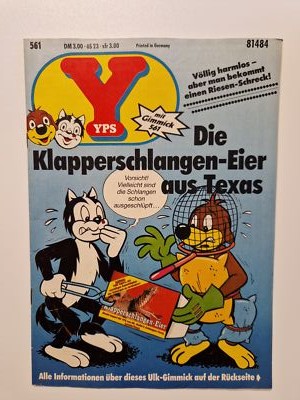 YPS Heft Nr.561 ohne Gimmick, mit Percy Pickwick, Pif und Herkules ...