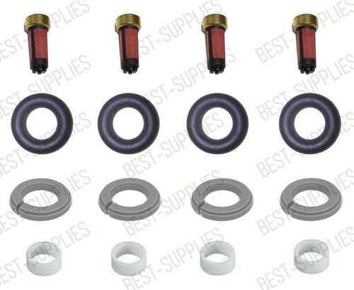 GDI Injector Seals Filters & Teflon Bushes tfsi fsi for Bosch 0261500 ...