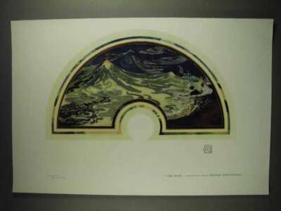 1914 Print by George Sheringham - The Wave | eBay