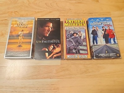 (Lot of 4) Mixed Titles VHS Tapes With Box Art Covers (As Seen In ...