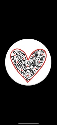 Authentic Popsockets Heart PopSocket Pop Socket Phone Holder Grip Stand ...