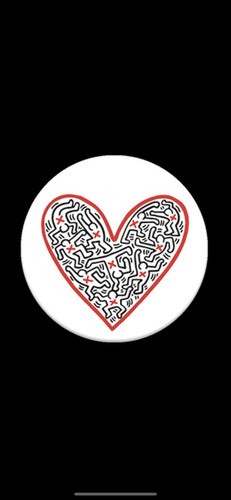 Authentic Popsockets Heart PopSocket Pop Socket Phone Holder Grip Stand ...