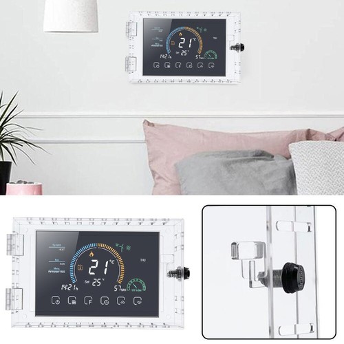 Acrylic Thermostat Lock Box for Tamper Proof Settings Combination Lock ...