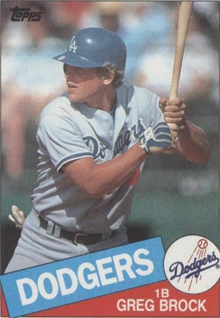1985 Topps - Greg Brock #753 for sale online | eBay