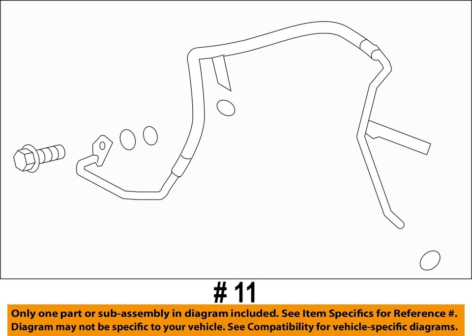 GM OEM 07-17 Acadia Limited Pump Hoses-Pressure Hose 19433875 | eBay