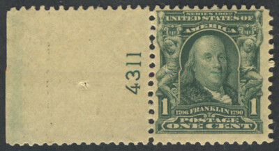 MALACK 300 F/VF OG NH, with plate number, Fresh! b4519 | eBay