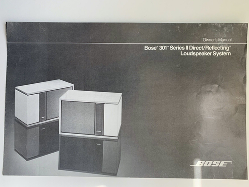 BOSE 301 Series II Direct Reflecting Speaker vtg 1 2 Left Right ...