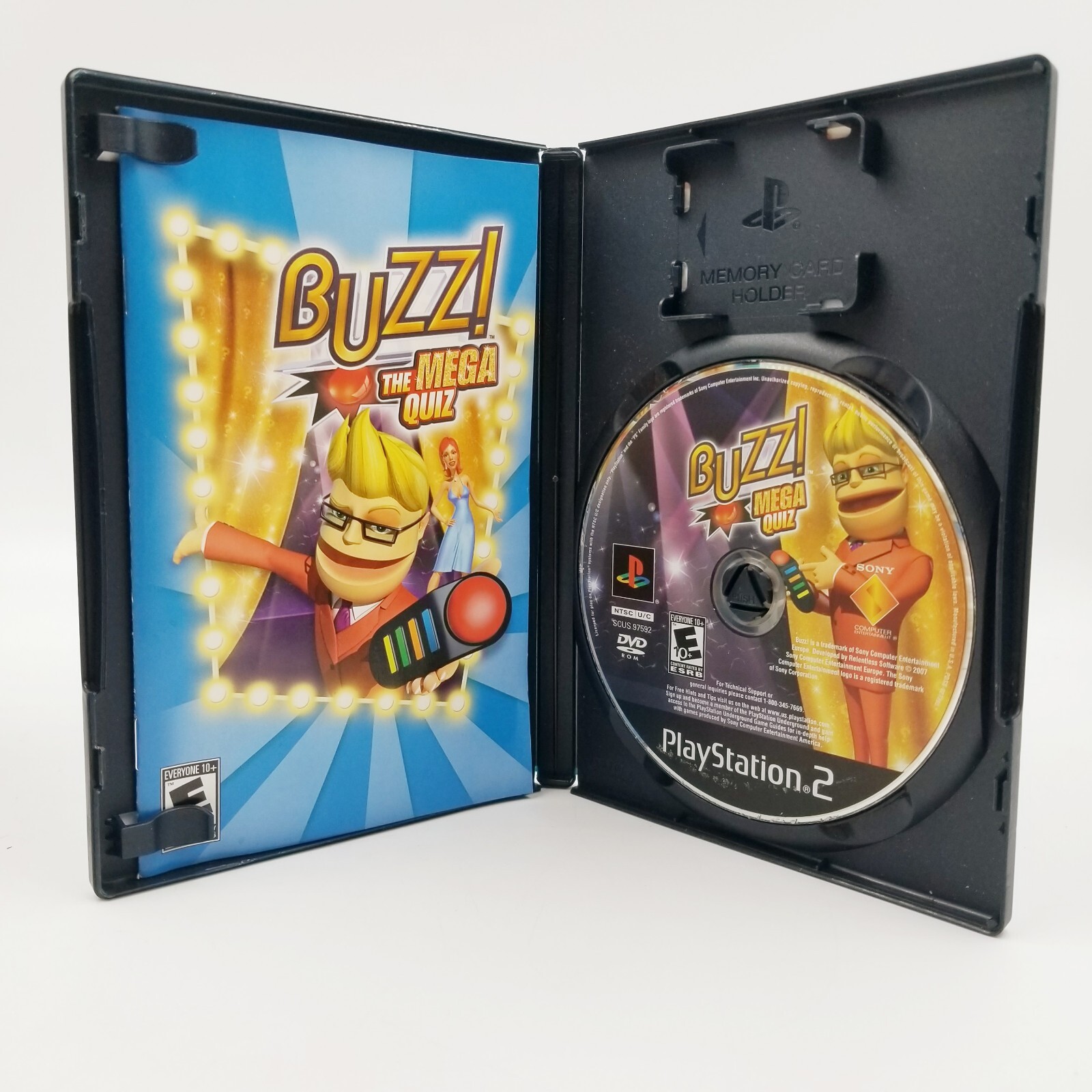 Buzz The Mega Quiz Playstation 2 Game Complete PS2 Excellent Game No ...