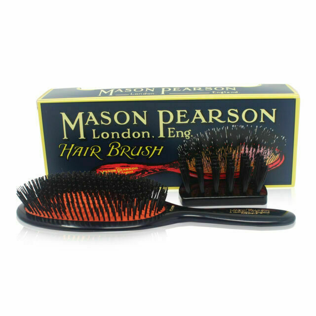 Mason Pearson B1 Bristle Hair Brush - Dark Ruby for sale online | eBay